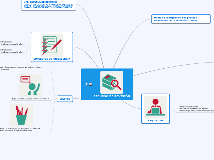 RECURSO DE REVISIÓN - Mind Map